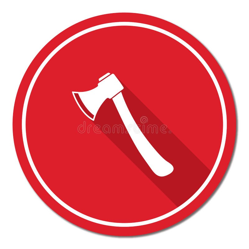 The ax icon. Axe symbol stock vector. Illustration of icon - 95754573