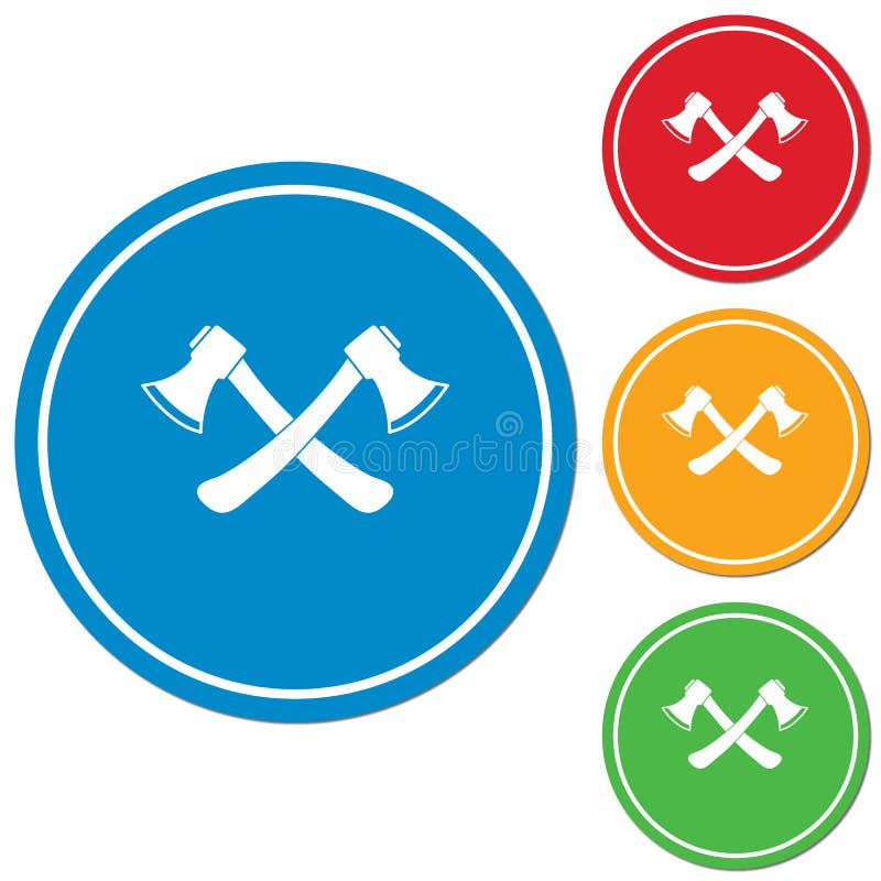 The ax icon. Axe symbol stock vector. Illustration of design - 97004990