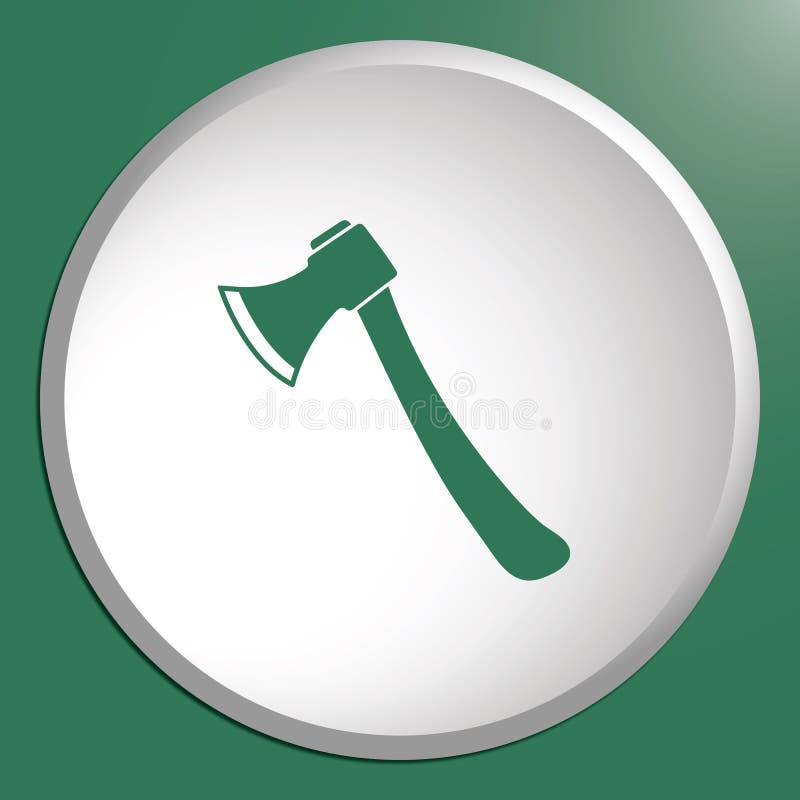 The ax icon. Axe symbol stock vector. Illustration of security - 98805824