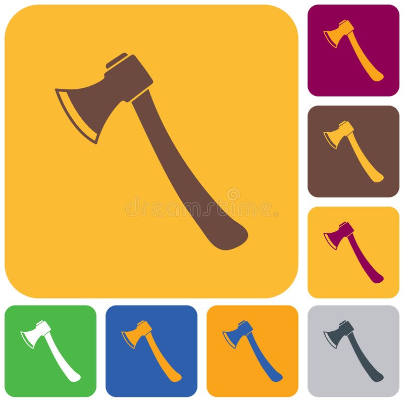 The ax icon. Axe symbol stock vector. Illustration of build - 121201720