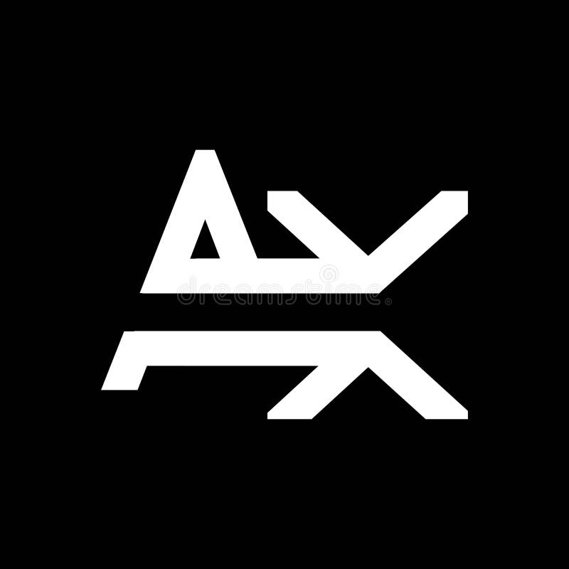 AX Logo Design Business Typography Vector Template. Creative Linked ...