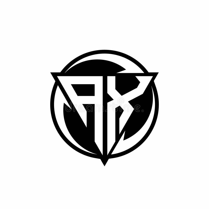 AX Logo Monogram Design Template Stock Vector - Illustration of ...