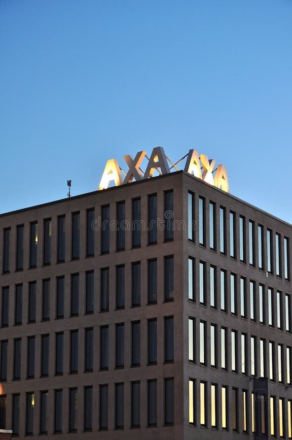 AXA insurance company editorial image. Image of house - 22122510