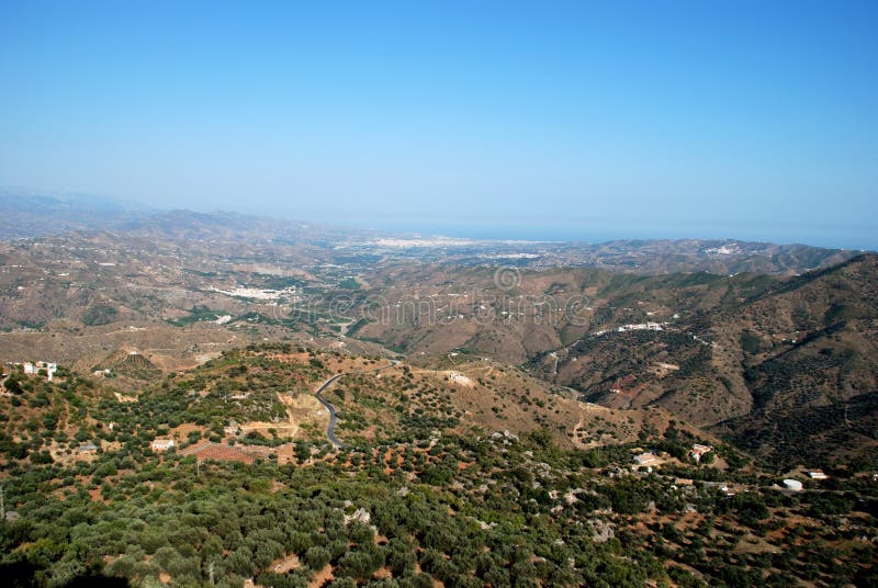 Axarquia Countryside, Andalusia, Spain. Stock Image - Image of holidays ...