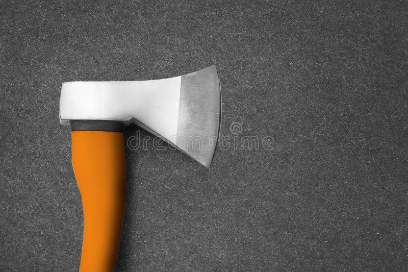 Axe on black background stock image. Image of tool, closeup - 299940257