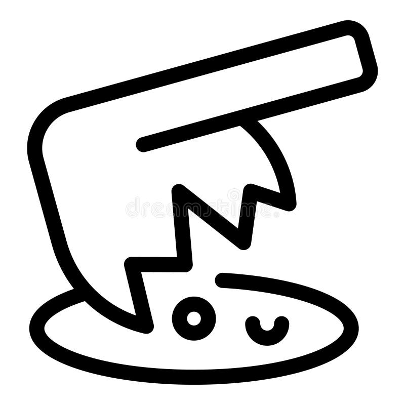 Axe Breaking Ground for New Construction Project Icon Stock Vector ...