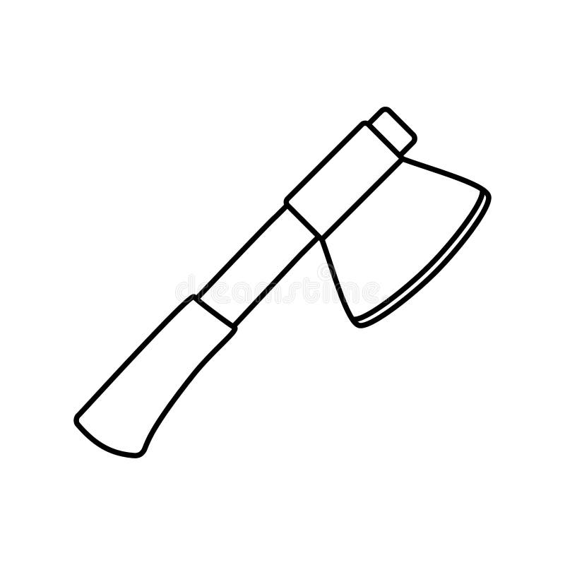 Axe construction tool stock illustration. Illustration of tools - 87014877