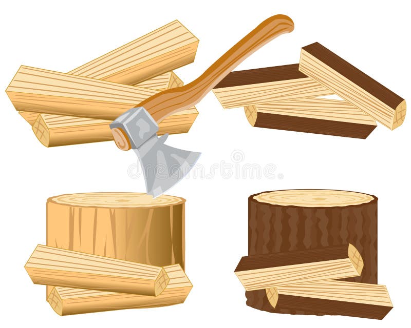 Split Firewood Stock Illustrations – 927 Split Firewood Stock ...