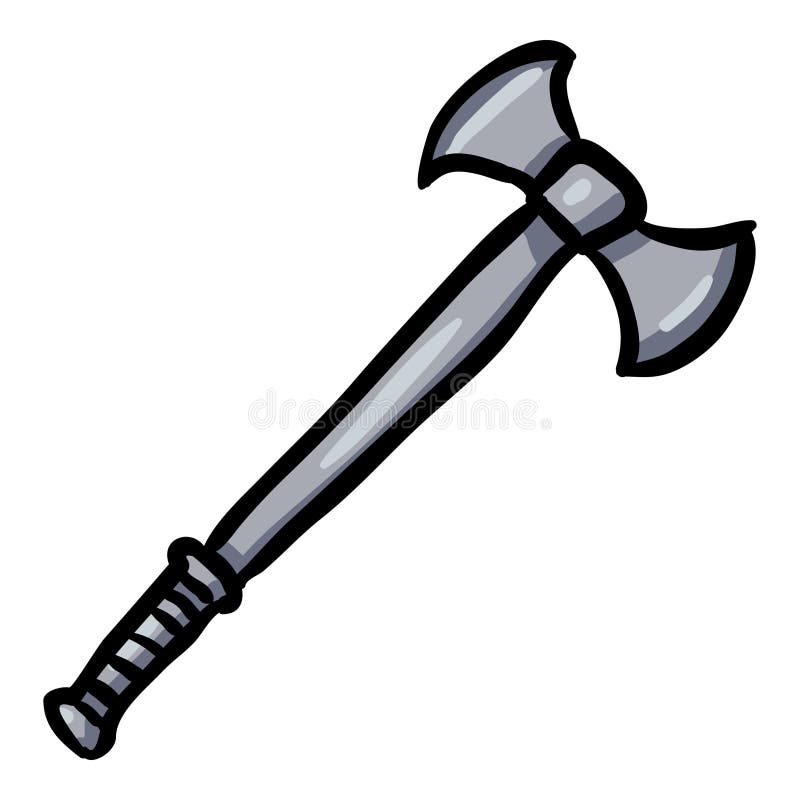 Axe - Hand Drawn Doodle Icon Stock Vector - Illustration of kids ...