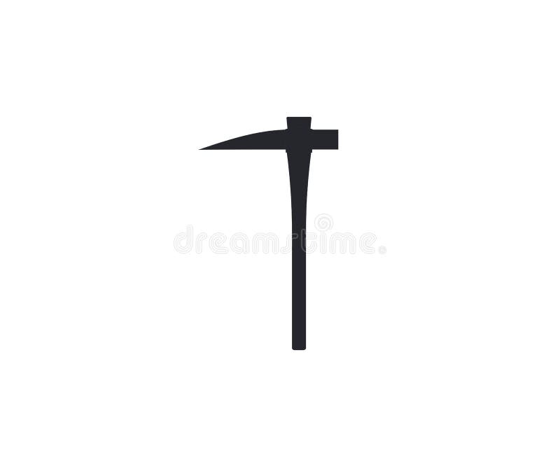 Axe, Hatchet, Pick, Tool Icon. Vector Illustration, Flat Design. Stock ...