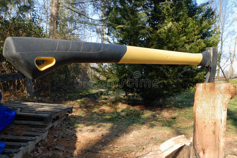 Axe head stock photo. Image of stove, trees, wood, warm - 23489444