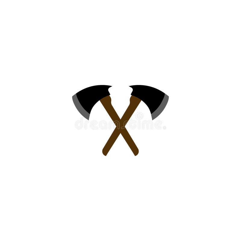 Axe Icon Design Template Vector Isolated Illustration Stock Vector ...