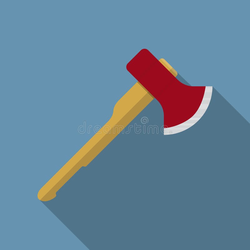 Axe icon. stock illustration. Illustration of side, slashing - 157378734