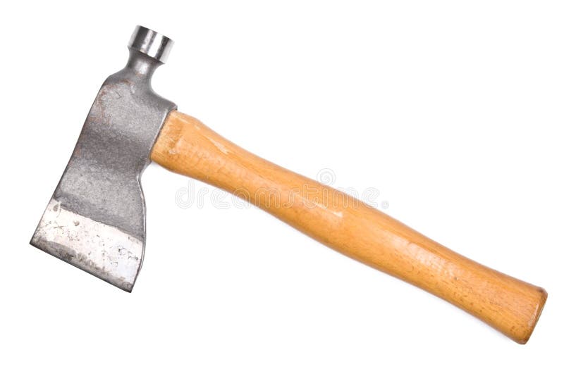 Axe isolated on white stock photo. Image of wooden, isolated - 5915512