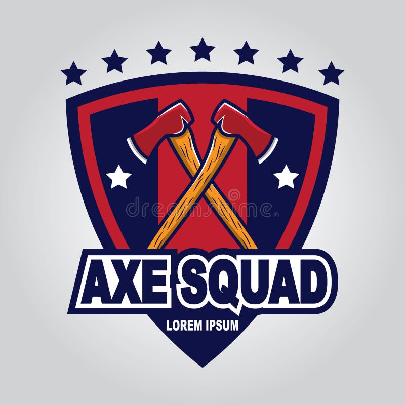 Axe logo for sport team stock vector. Illustration of exploration ...
