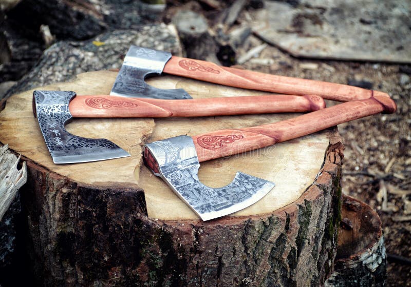 Axe stock image. Image of handmade, logs, rural, hand - 179011183
