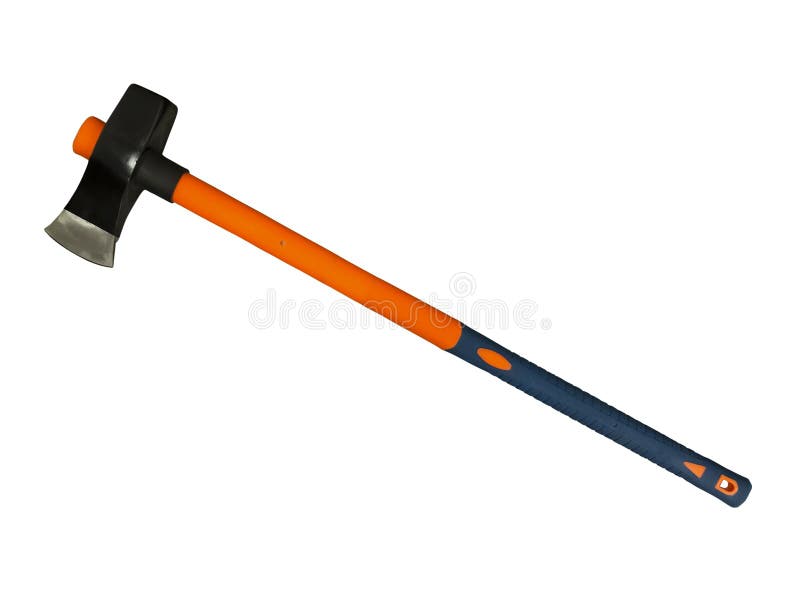 Red axe isolated stock photo. Image of hand, retro, handle - 13660744