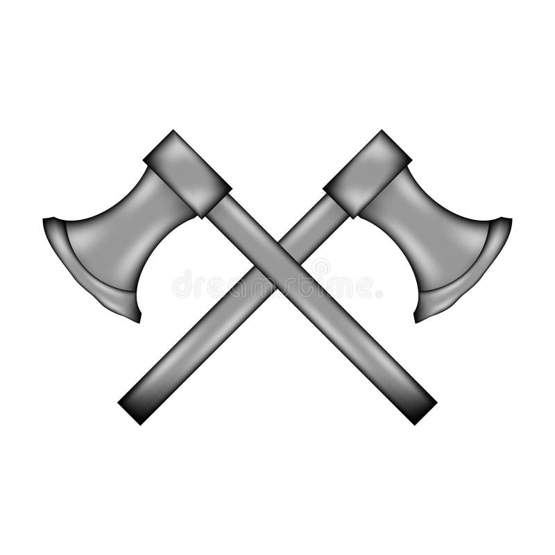 Axe sign icon. stock illustration. Illustration of battle - 97679721