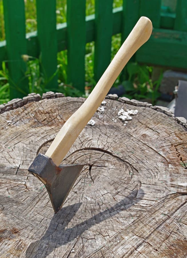 Axe Stump Stock Images - Download 2,688 Royalty Free Photos