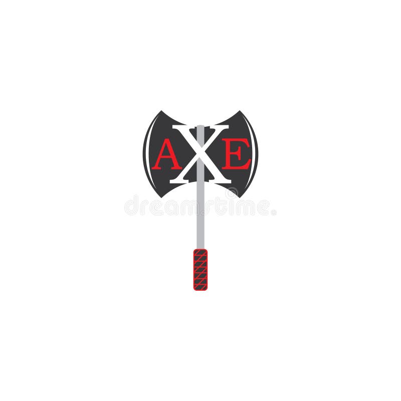 Axe symbol logo stock illustration. Illustration of power - 100989867