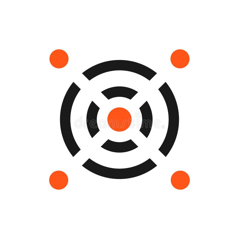 Axe throwing target stock vector. Illustration of dart - 321257050