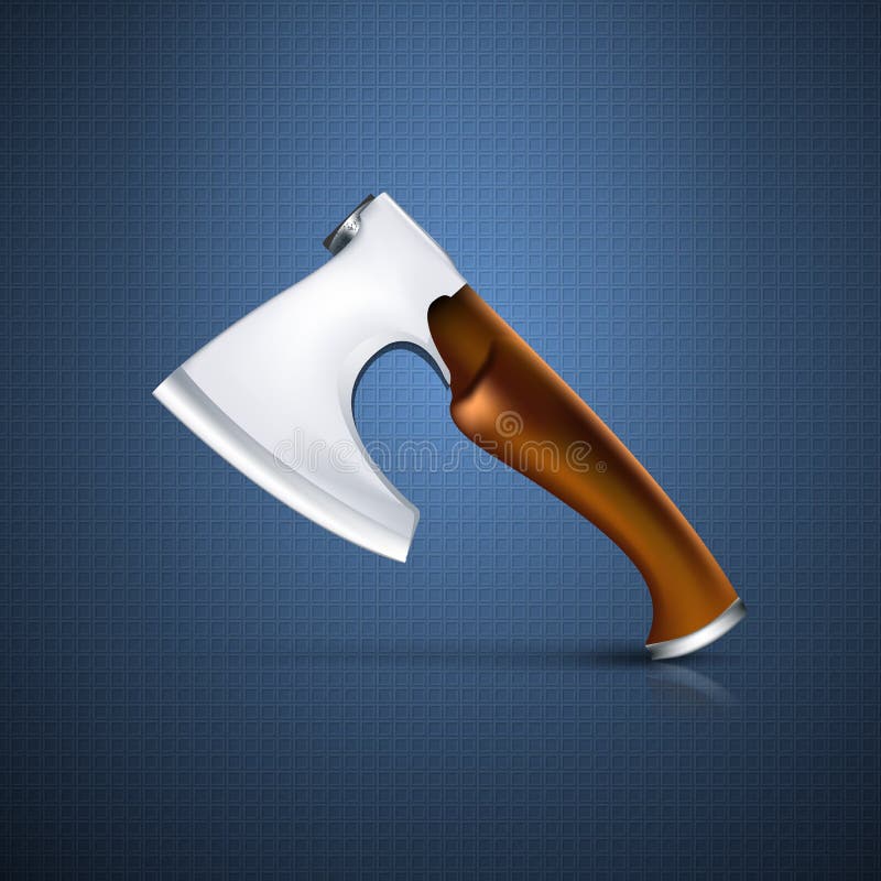 Axe tool stock vector. Illustration of hack, chop, isolated - 36597307