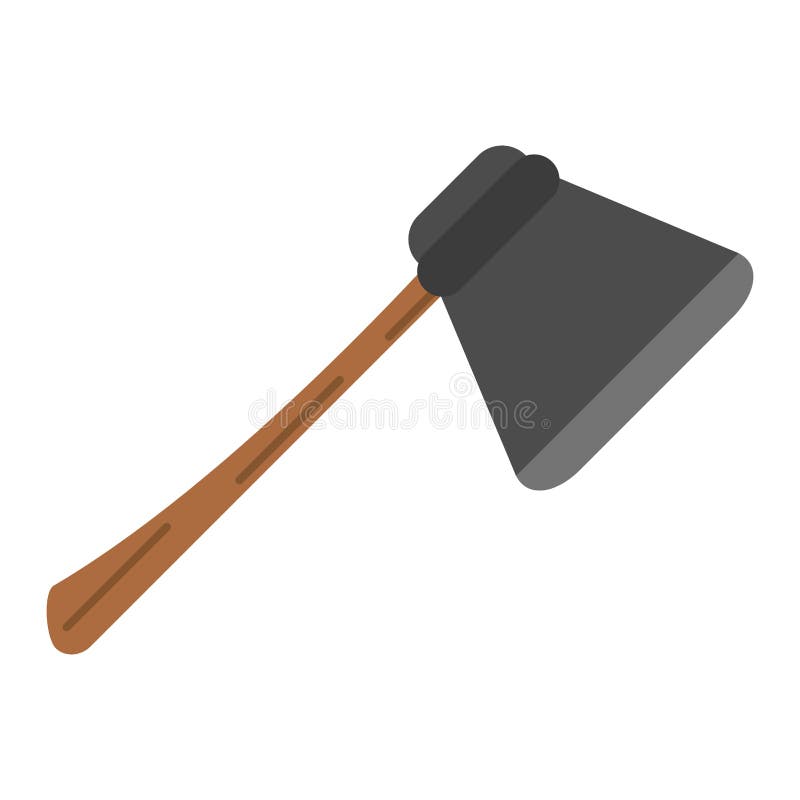 Axe tool symbol stock vector. Illustration of isolated - 140055947