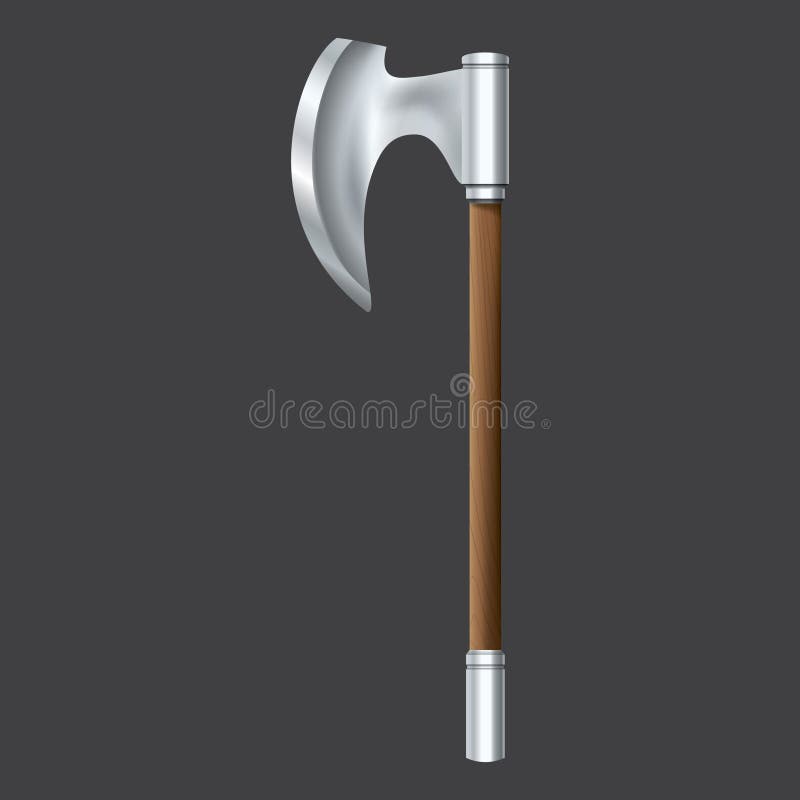 Axe. Vector Illustration Decorative Design Stock Vector - Illustration ...