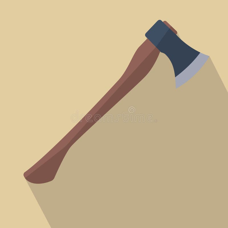 Axe vector illustration stock vector. Illustration of stem - 91368993