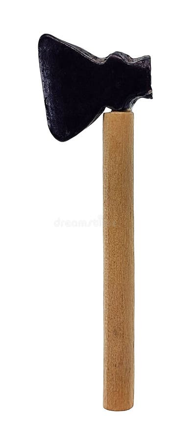 An Axe with a Wooden Handle Stock Image - Image of cutting, chop: 285652749