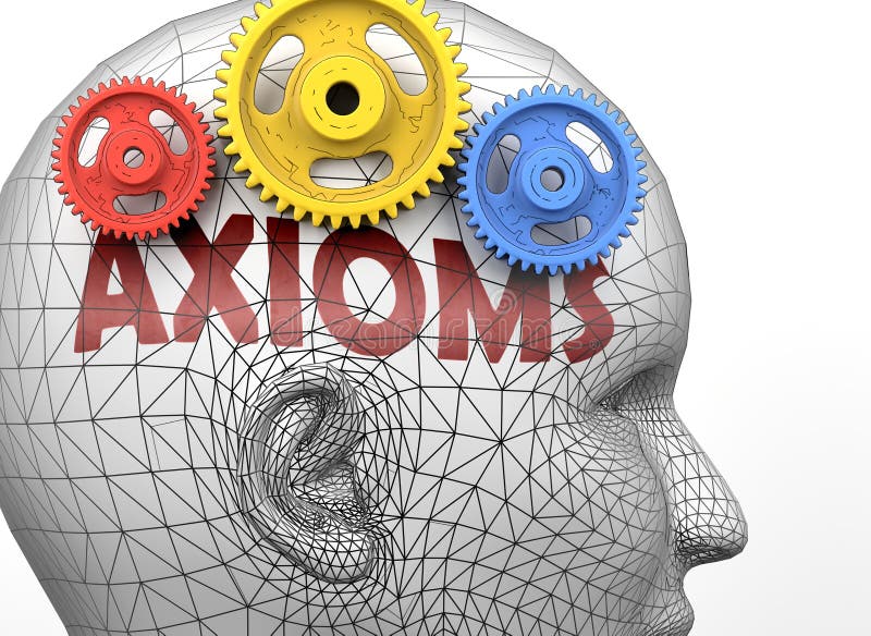 Axioms and Human Mind - Pictured As Word Axioms Inside a Head To ...
