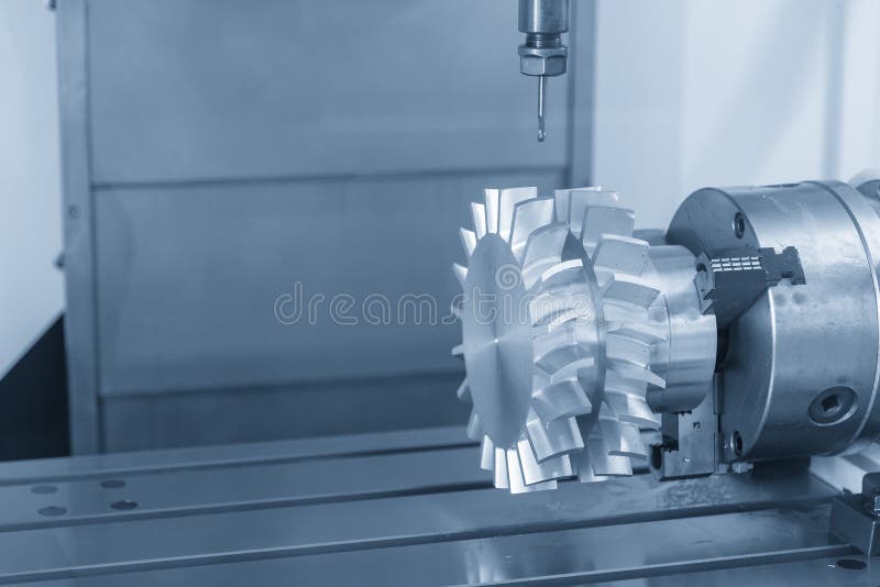 The 3-axis CNC Milling Machine Stock Photo - Image of mold, mill: 124548536
