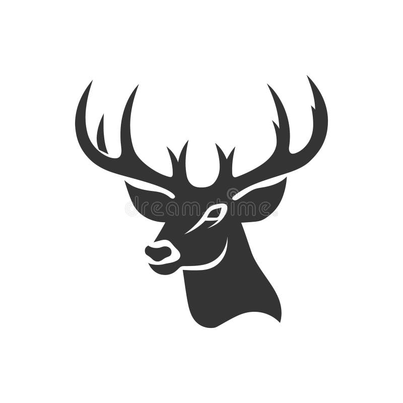 Axis Deer icon stock vector. Illustration of logo, brand - 293140269