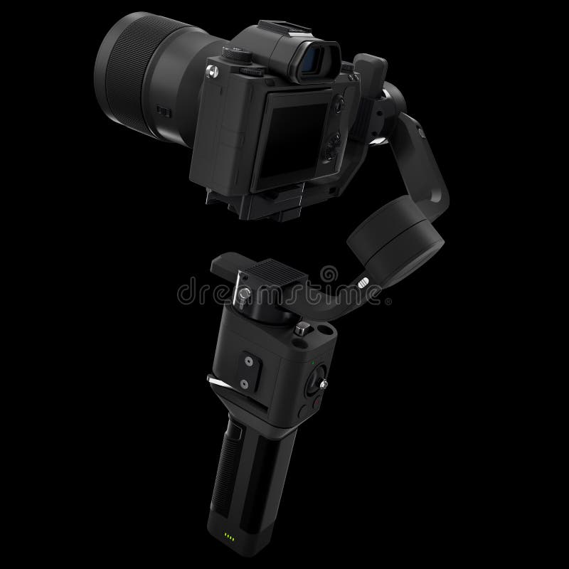 3-axis Gimbal Stabilization System with Nonexistent Mirrorless Camera ...