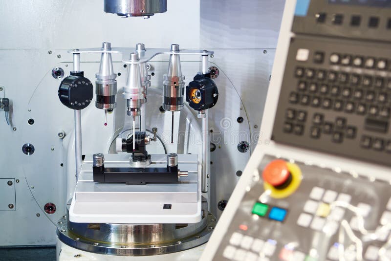 5-axis Vertical Measurement Machining Center Stock Photo - Image of ...