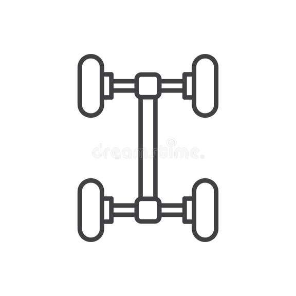 Axle Icon stock illustration. Illustration of repair - 393157871