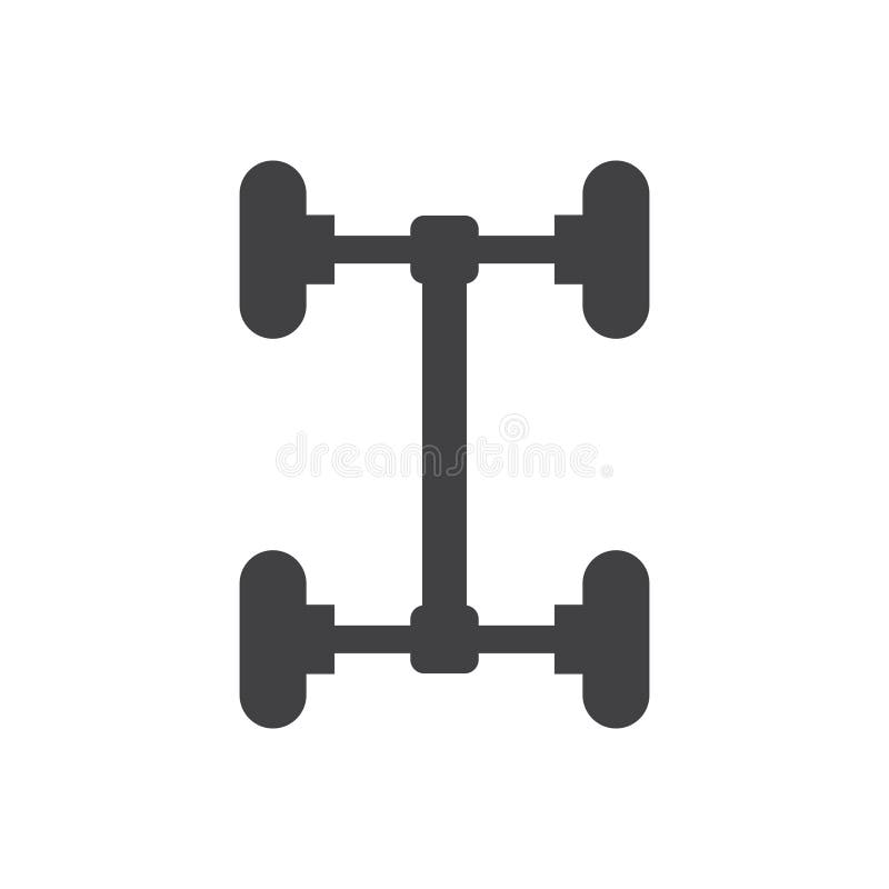 Axle icon stock vector. Illustration of vehicle, parts - 374374362
