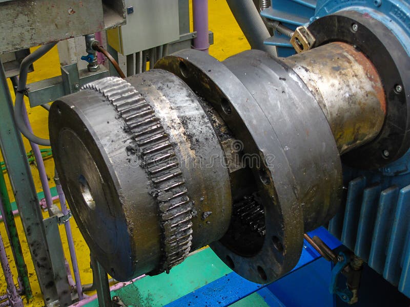 Motor Shaft Coupling, Industrial Stock Image - Image of rotate ...