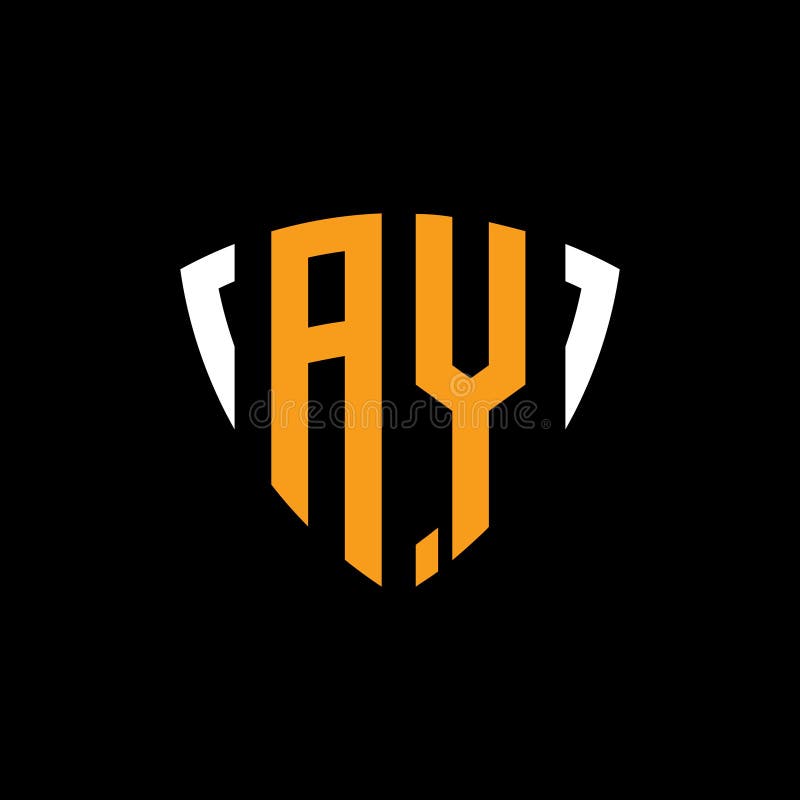 AY Logo Monogram Design Template Stock Vector - Illustration of letter ...
