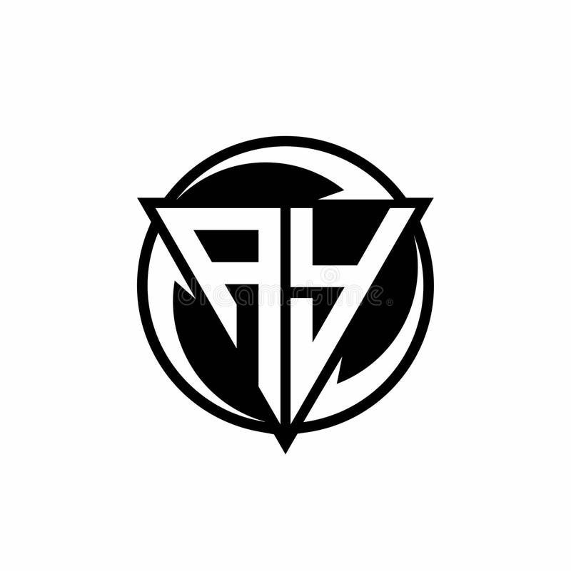 AY Logo Monogram Design Template Stock Vector - Illustration of ...