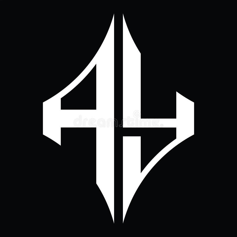 AY Logo Monogram with Diamond Shape Design Template Stock Vector ...