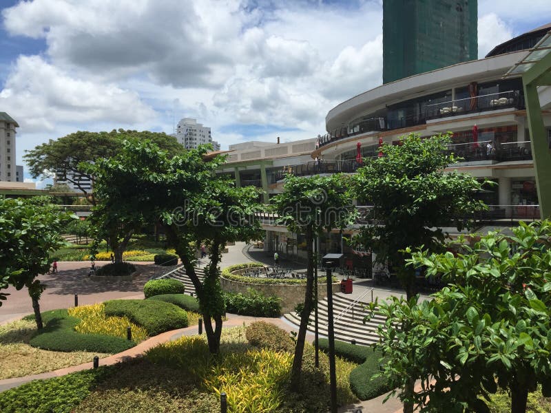 Ayala Mall Cebu Centre At Night In Cebu City , Philippines. August 2018 ...