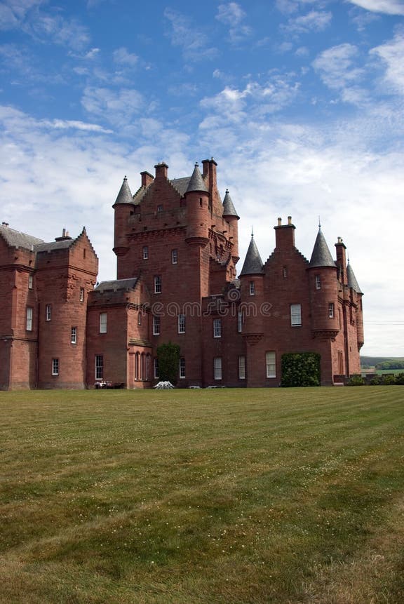 Ayton Castle stock photo. Image of historic, fort, earls - 15180830