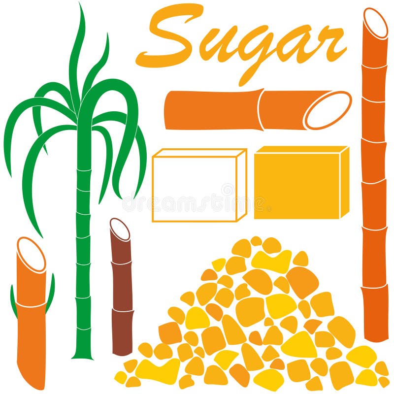 Azúcar ilustración del vector. Ilustración de vector - 48620949