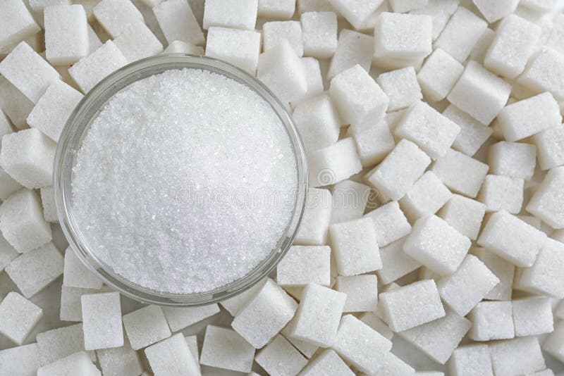 Azúcar granulado en tarro foto de archivo. Imagen de malsano - 105335530