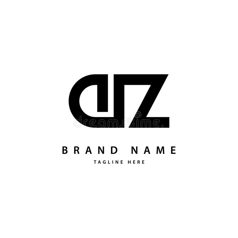 Az Vector Logo Design Alphabet Template Style Stock Vector ...