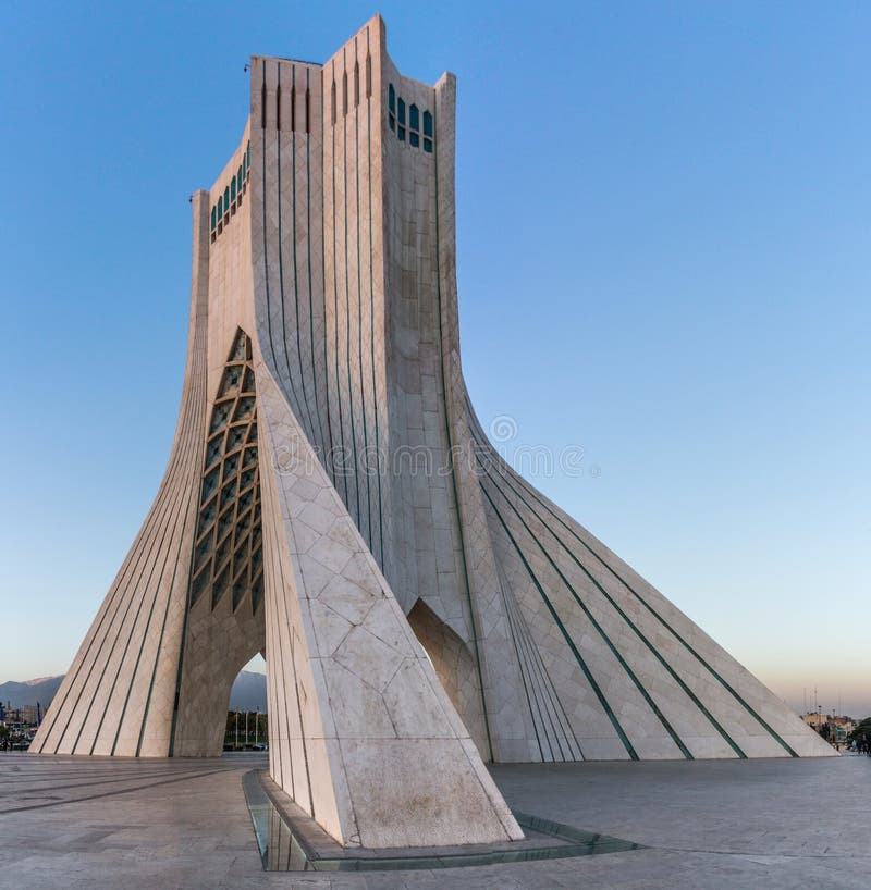 Azadi Tower Freedom Tower in Tehran, Ir Editorial Photography - Image ...