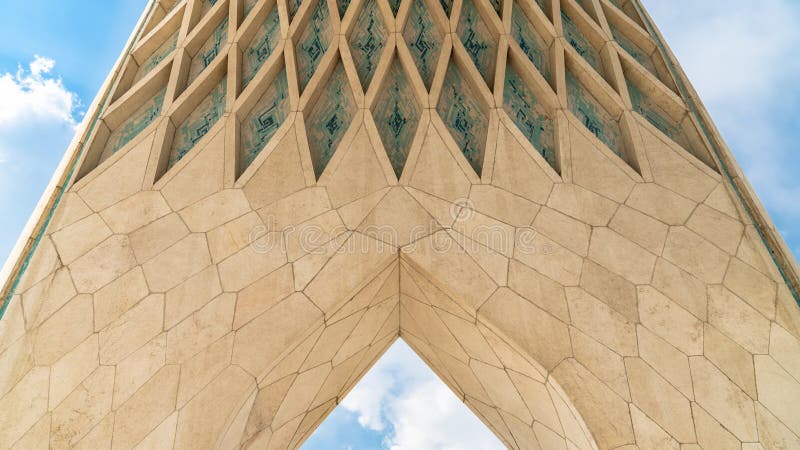 Azadi Tower in Azadi Square in the Iranian Capital Tehran Editorial ...
