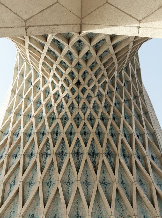 Azadi Tower in Tehran, Iran Stock Photo - Image of persia, shahyad ...