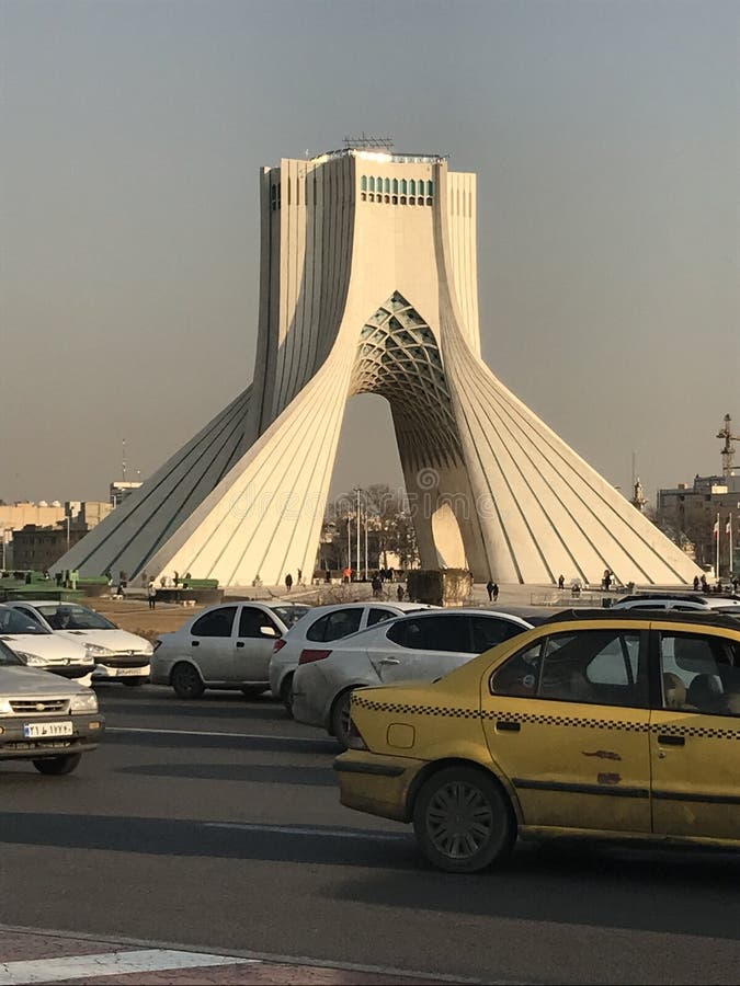 Azadi Tower To Tehran /Iran Stock Photo - Image of iran, tehran: 283027090